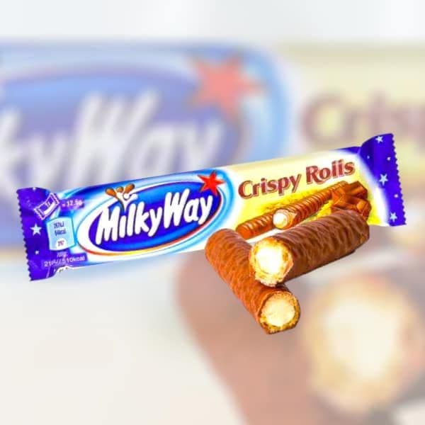 Milky Way Crispy Rolls Chocolate 22 5g Imported