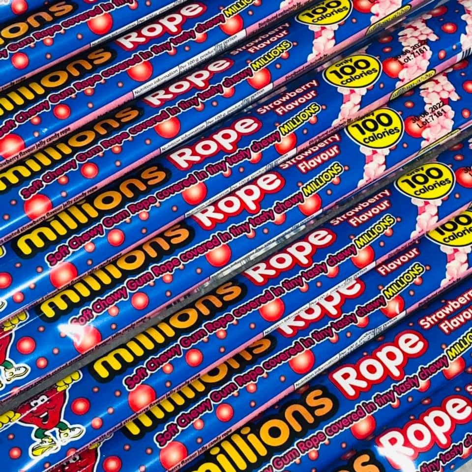 Millions Rope Strawberry 28g