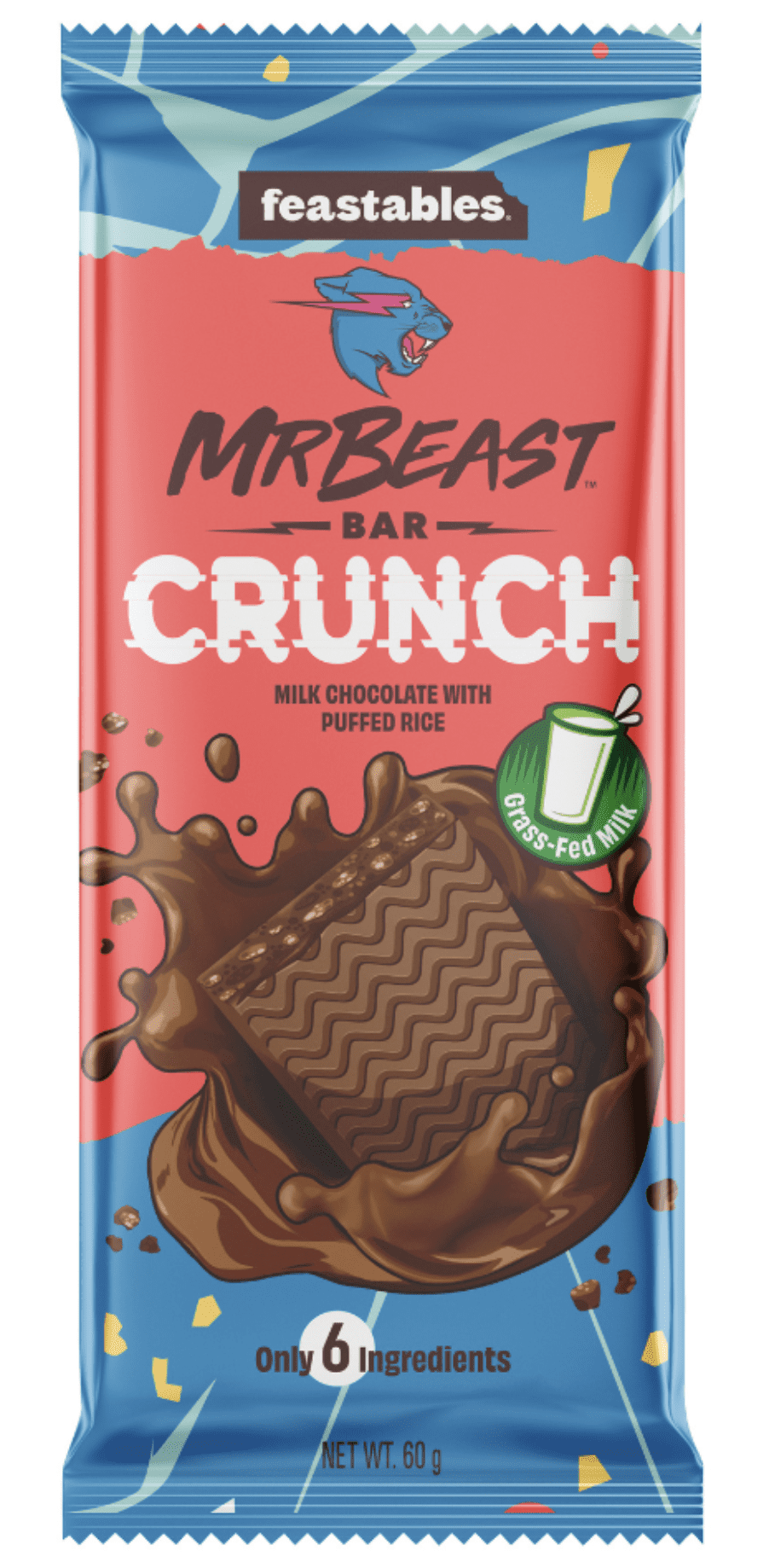 Mr Beast Bar Milk Chocolate Crunch 35g