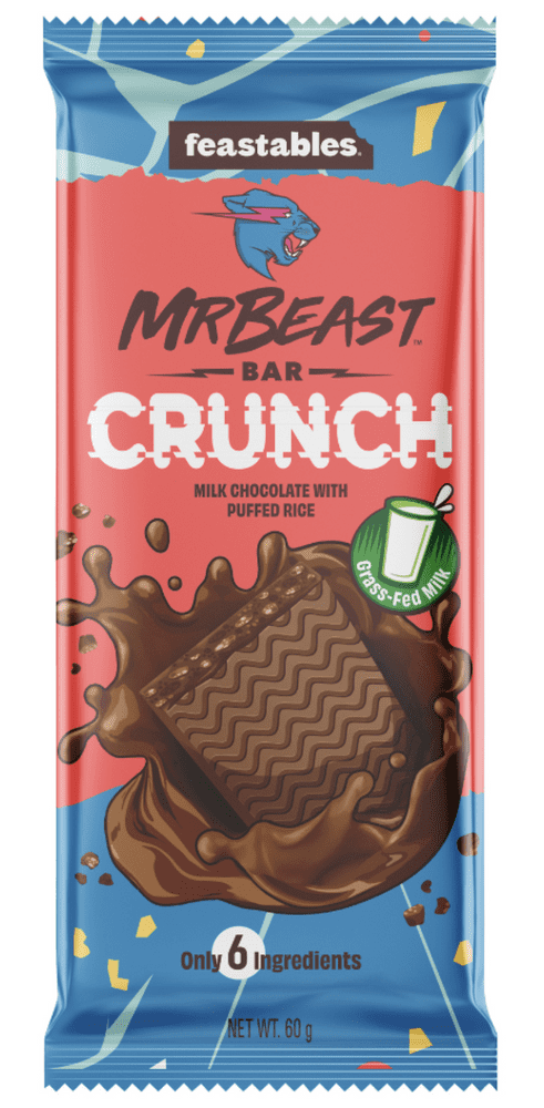 Mr Beast Bar Milk Chocolate Crunch 35g