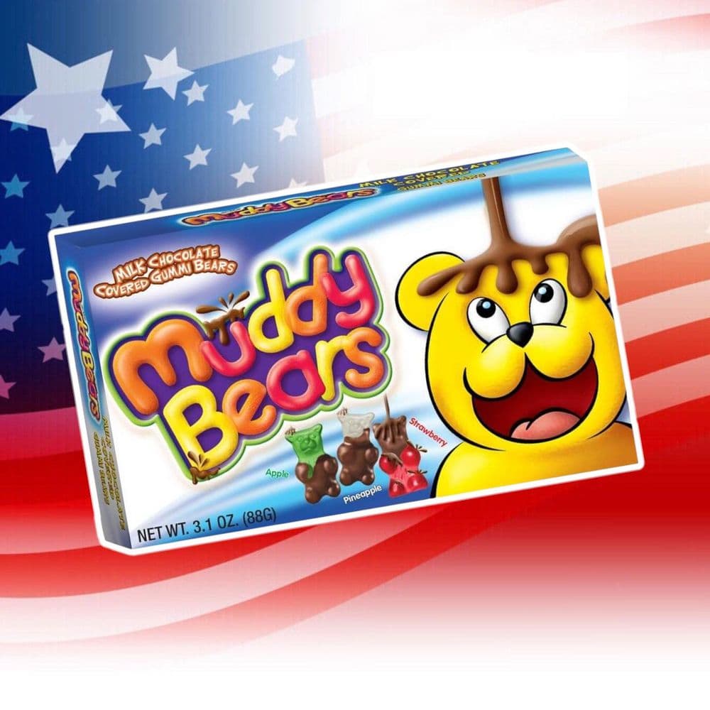 Muddy Bears Chocolate Gummi Bears Box