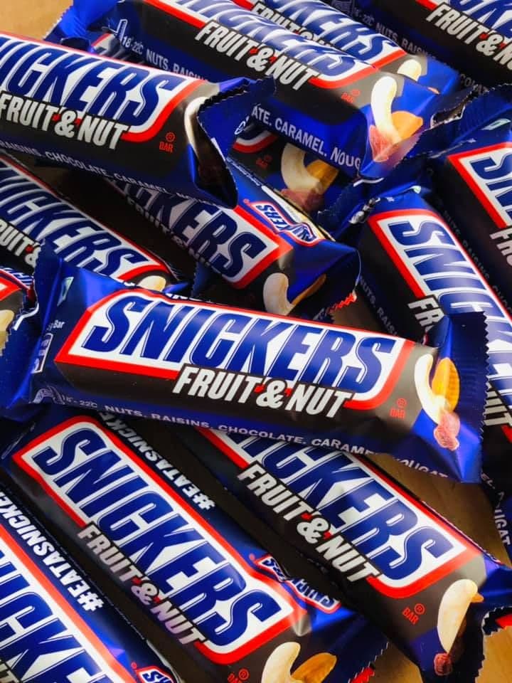 Snickers Fruit & Nut 45g Indian Import Chocolate
