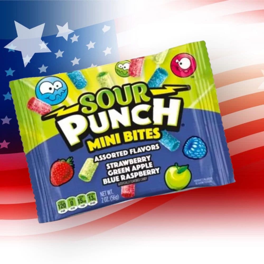 Sour Punch Mini Bites Assorted 57g