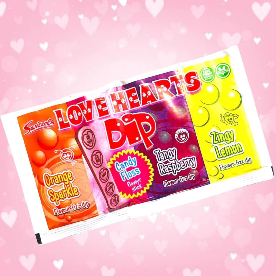 Swizzels Love Hearts Dip 32g