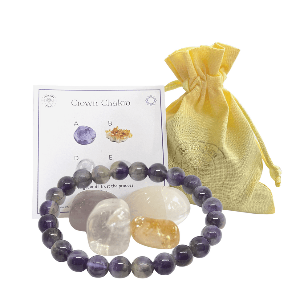 Crown Chakra Healing Crystal Gift Pack