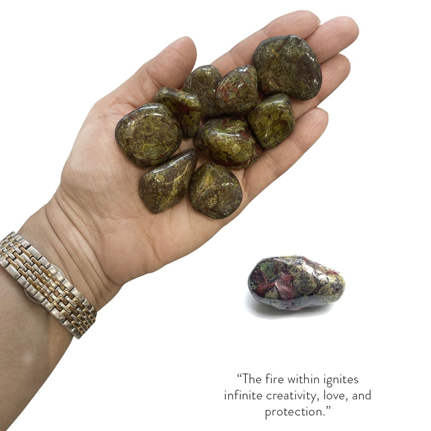 Dragon Stone Crystal - Single Polished Tumblestone