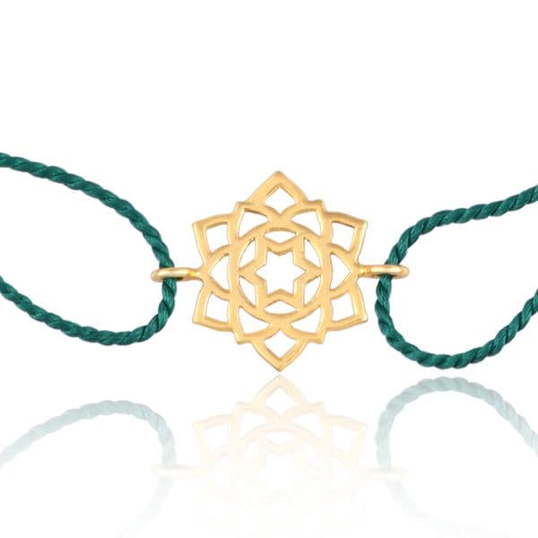 Heart Chakra Silk Thread Bracelet