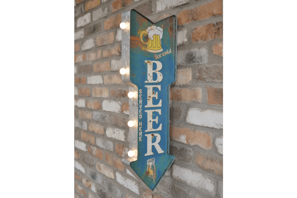 Light Up Beer Sign LED