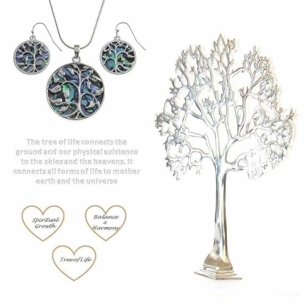 Silver Tree Of Life Jewellery Set