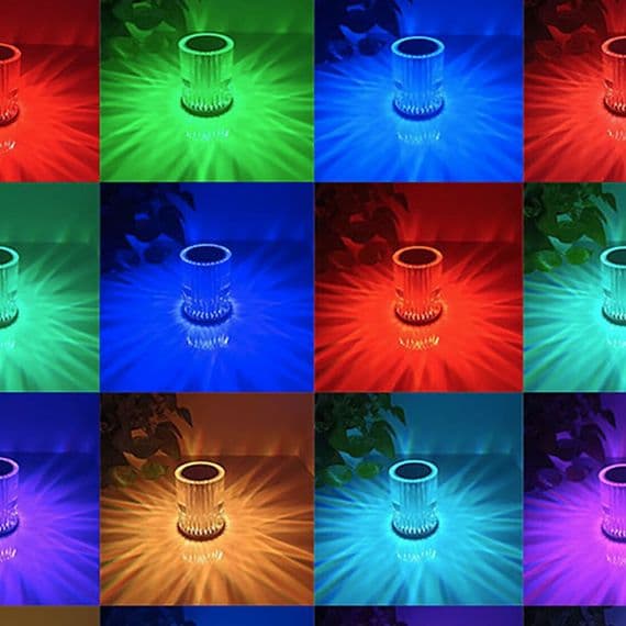 Colour-Changing Crystal Mood Light