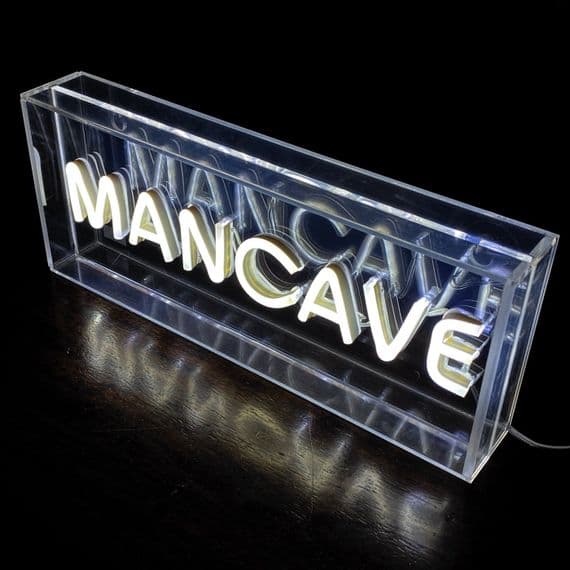 Mancave Neon Light Box