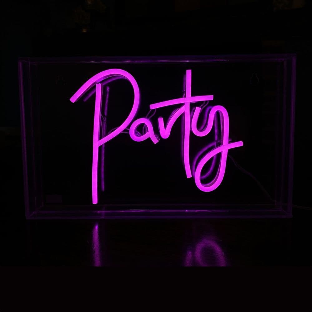 Party Neon Light Box