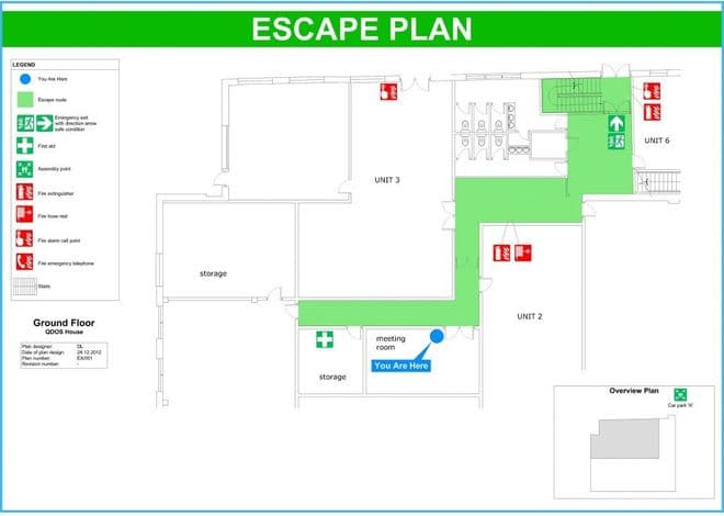 Fire Escape Plan Strategy BS 5839-1 2017 & BS 9999 2017