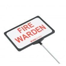 Fire Warden Sign - Telescopic