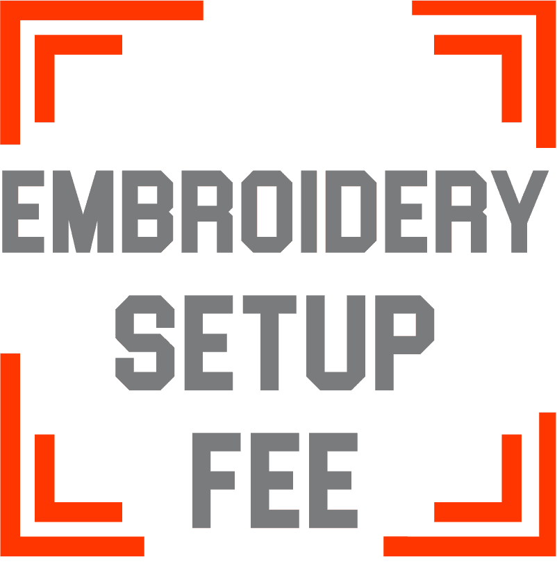 New Embroidery logo/design Set Up Fee