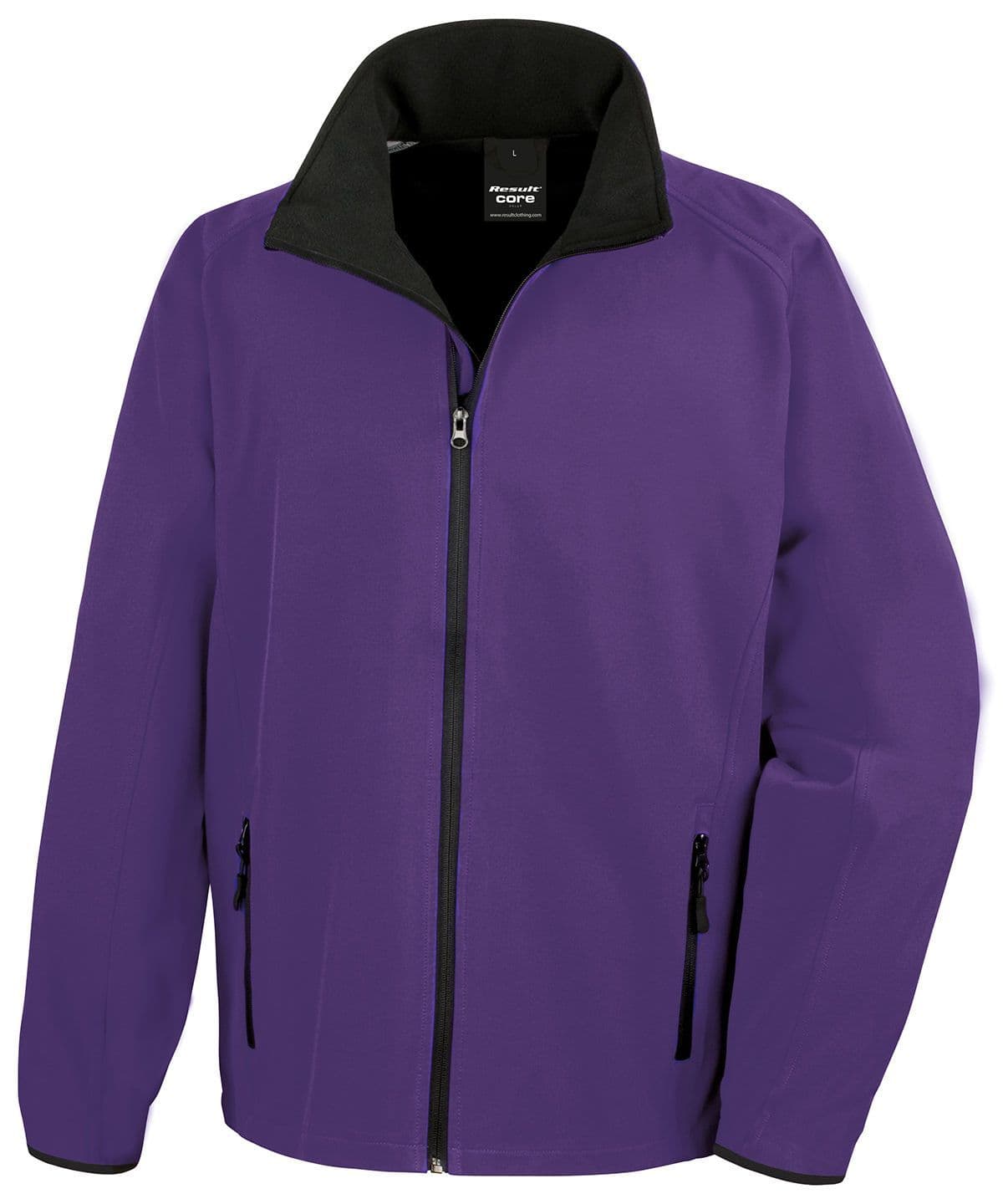 softshell jacket with front logo