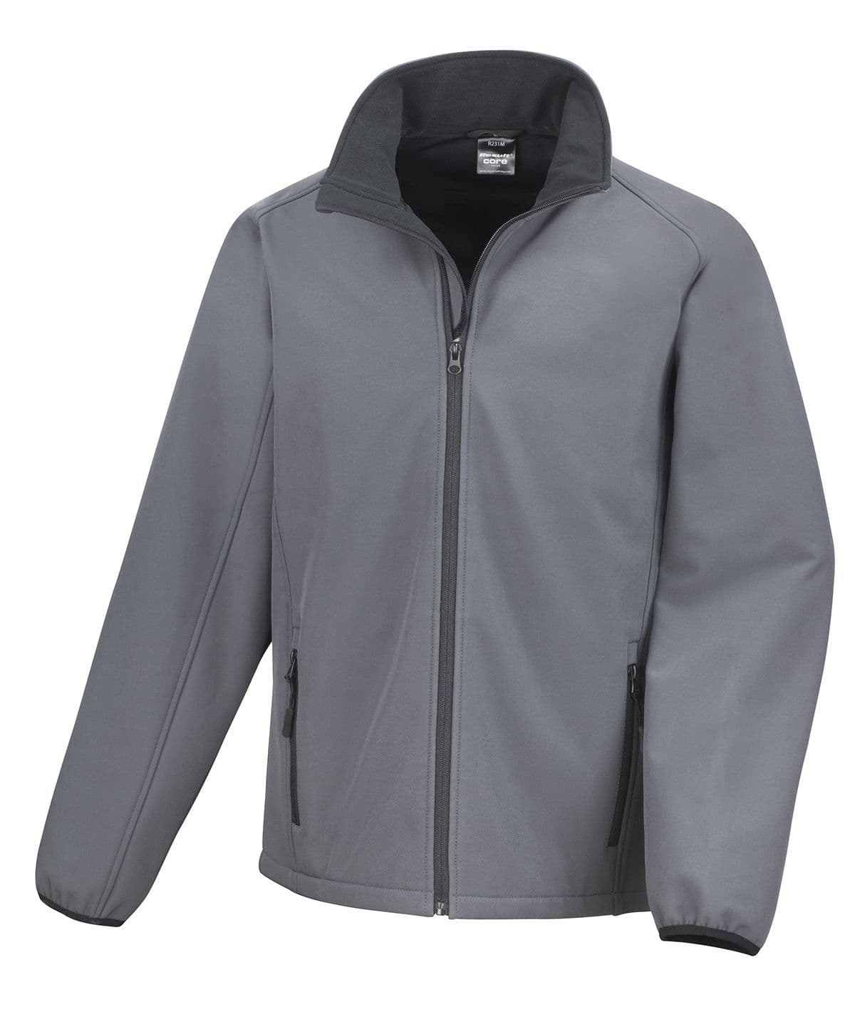 softshell jacket with front logo