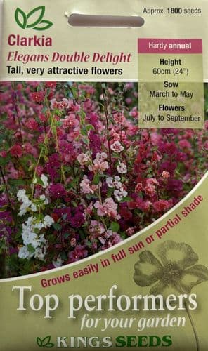 Clarkia Elegans Double Delight