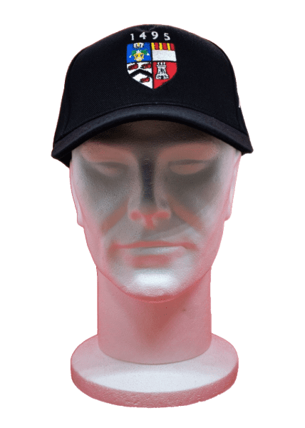 University Embroidered Cap Black