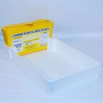 Sharps bin Tray
