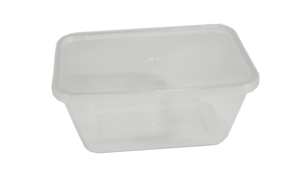 1000cc Microwave Containers and Lid 100/pack