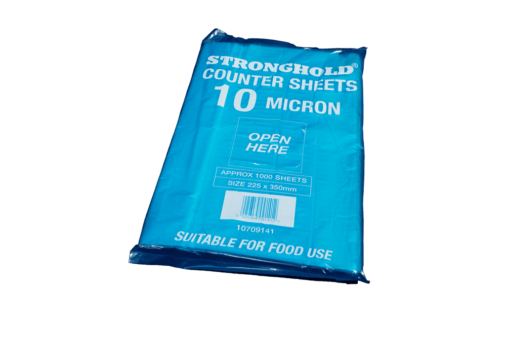 9" x 14" HD Counter Sheets 10 micron 1000/pack