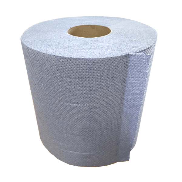 Embossed Blue Centrefeed Roll - 6 rolls / pack