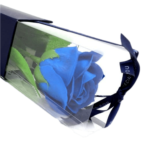 Blue Scented Bath Soap Rose | Valentine | Mothers Day Gifts ...