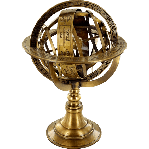 Brass Celestial Movement Armilliary Sphere