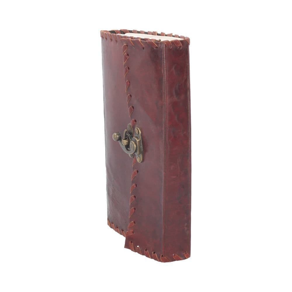 Brown Leather Journal With Metal Clasp Lock
