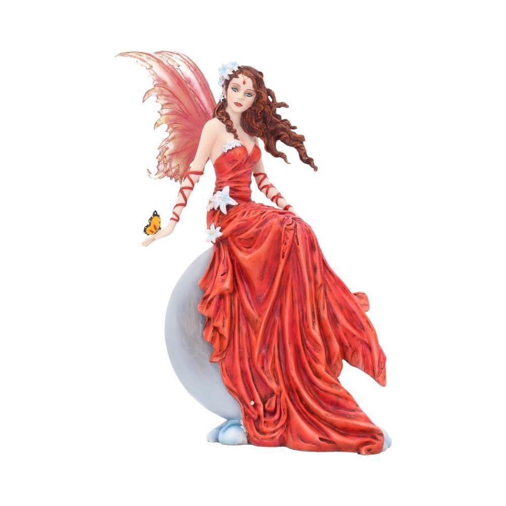 Crimsonlily Red Moon Fairy With Butterfly Companion | Nemesis Now Fairy ...