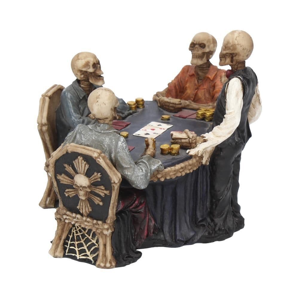 End Game Skeleton Poker Game Ornament | Nemesis Now Skeleton Ornament ...