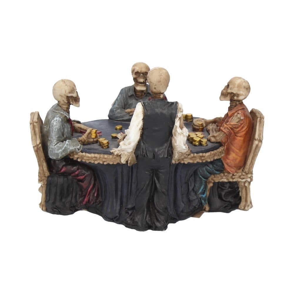 End Game Skeleton Poker Game Ornament | Nemesis Now Skeleton Ornament ...