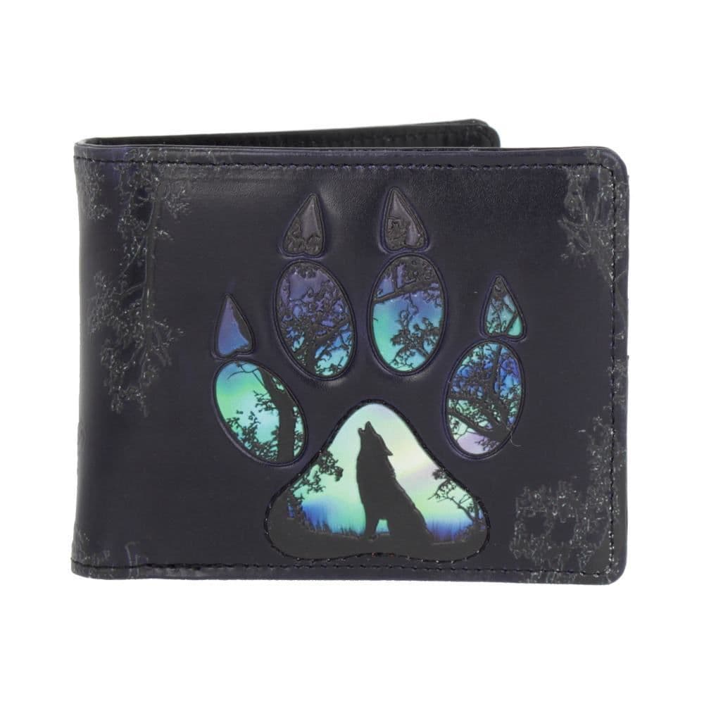 Footprints Wolf Paw Print Embossed Wallet | Nemesis Now Shop Herne Bay Kent