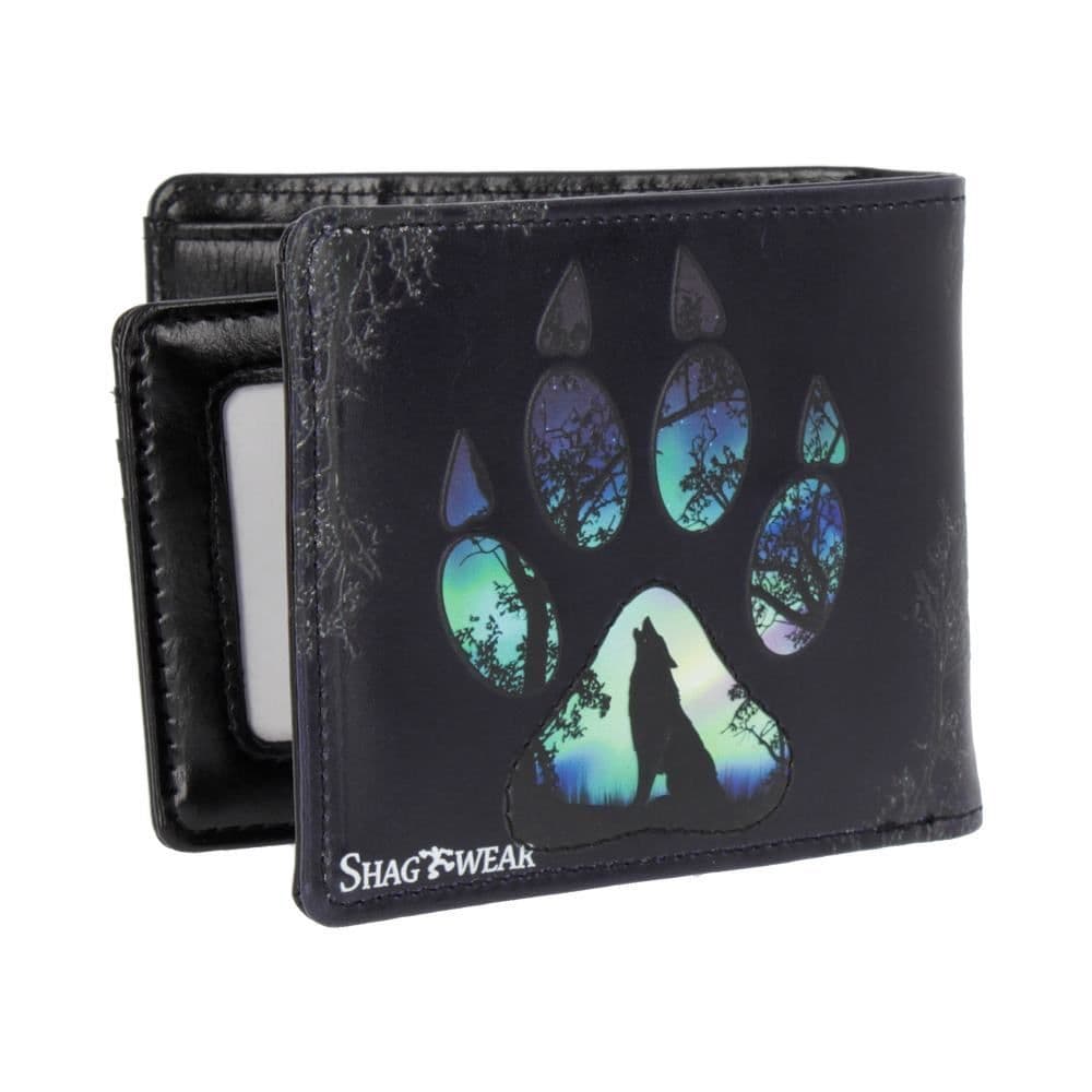 Footprints Wolf Paw Print Embossed Wallet | Nemesis Now Shop Herne Bay Kent