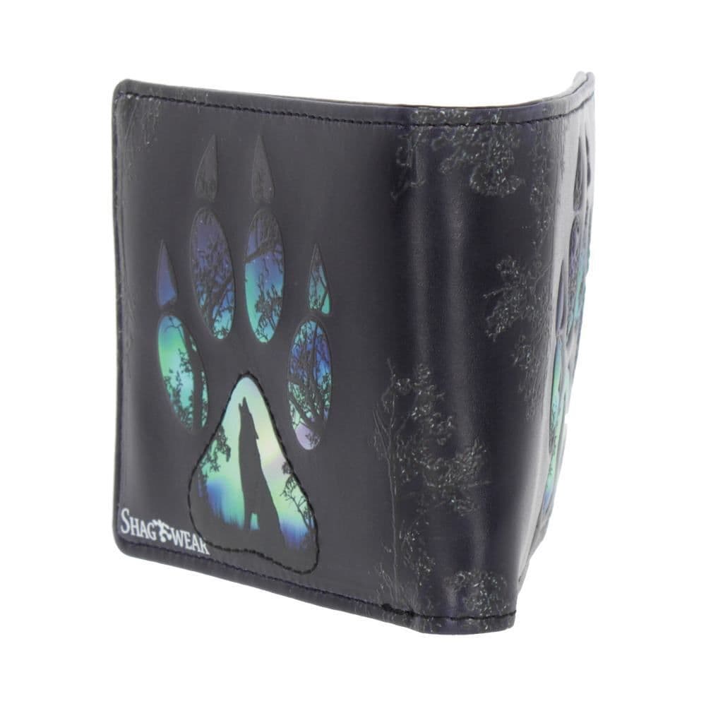 Footprints Wolf Paw Print Embossed Wallet | Nemesis Now Shop Herne Bay Kent