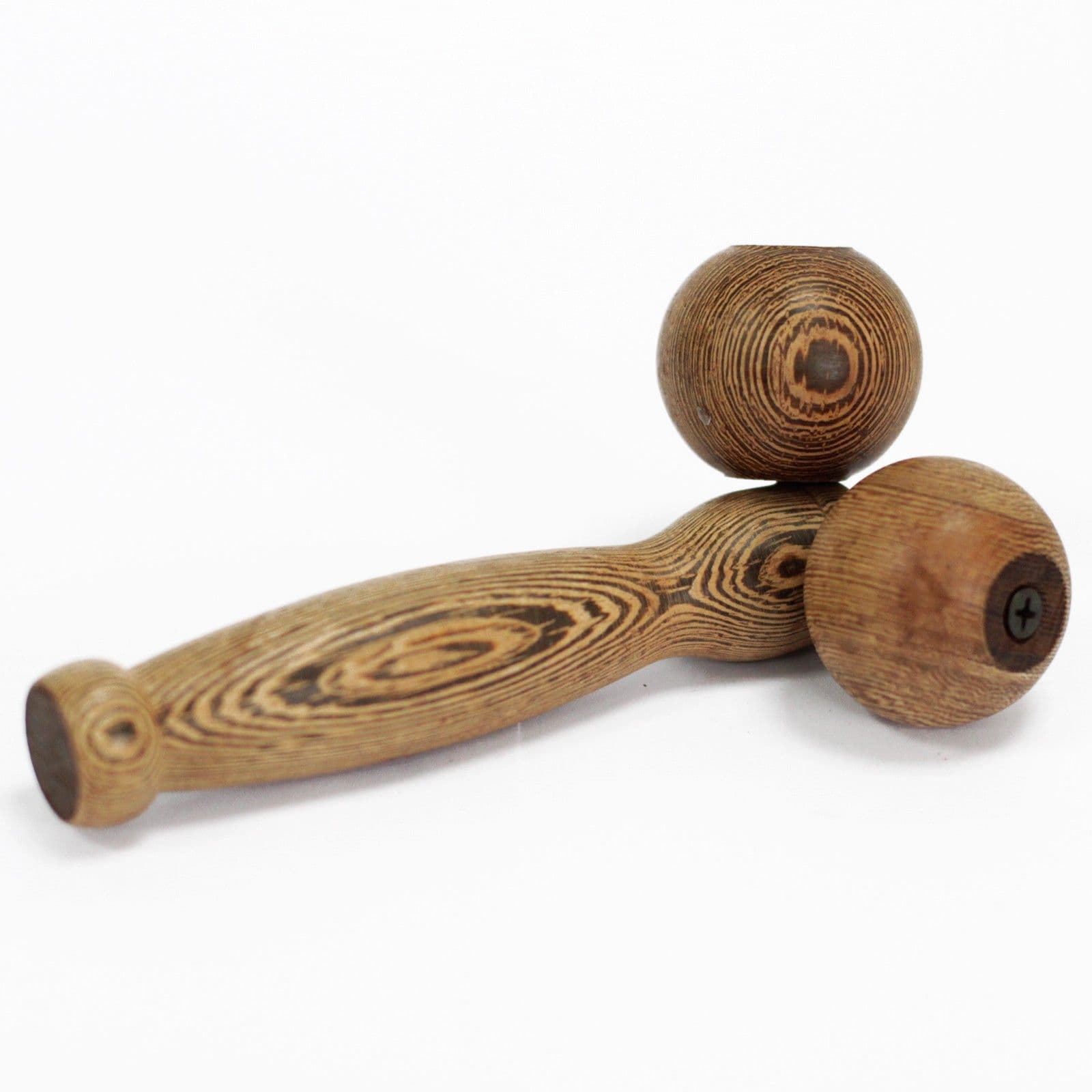 Hand Ball Redwood Roller Massage Tool