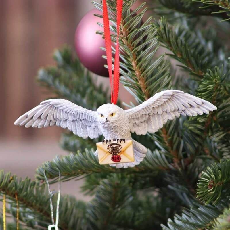 Harry Potter Hedwig Hanging Christmas Tree Decoration | Nemesis Now ...