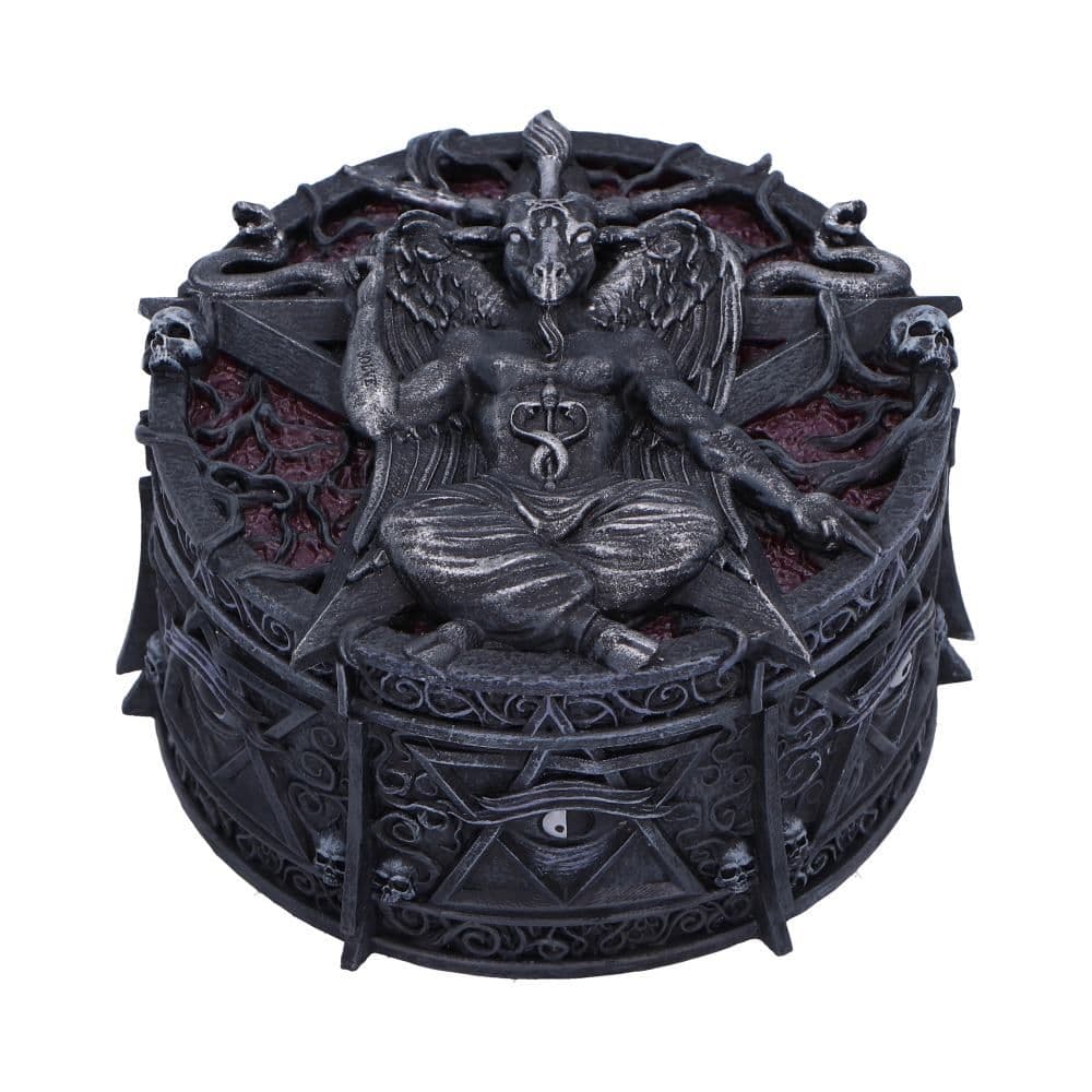 Hoard Of The Baphomet's Round Trinket Box | Nemesis Now Deal Kent
