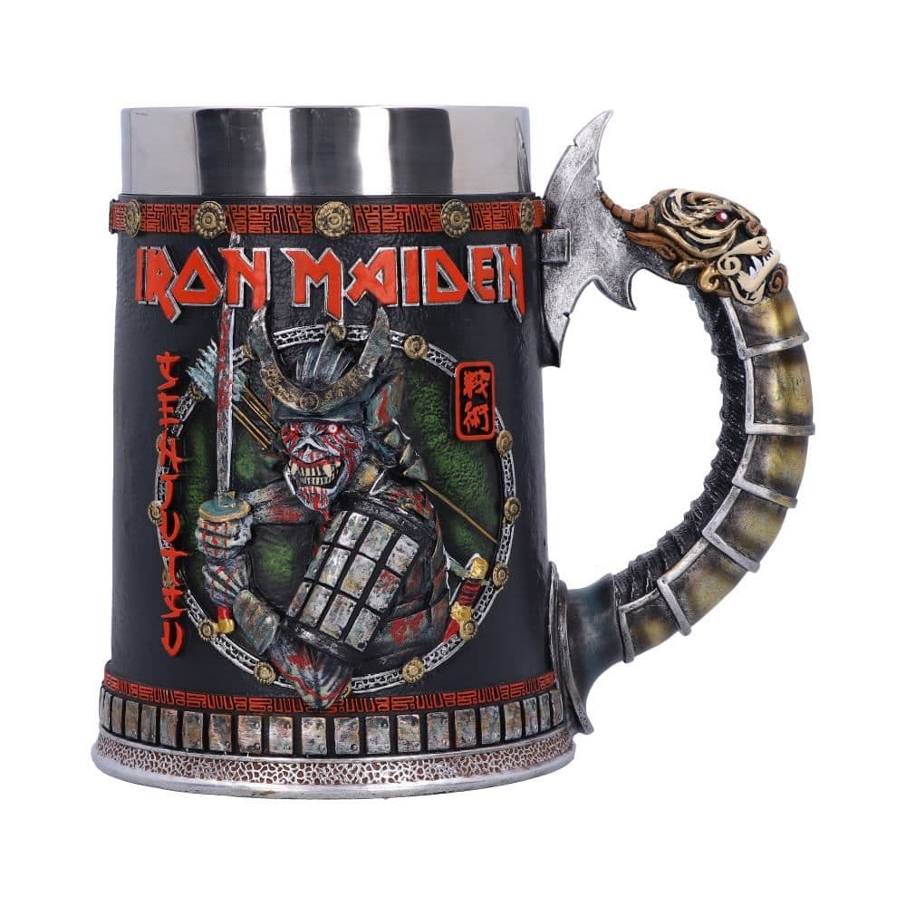 Iron Maiden Senjutsu Samurai Eddie Tankard | Nemesis Now Heavy Metal ...