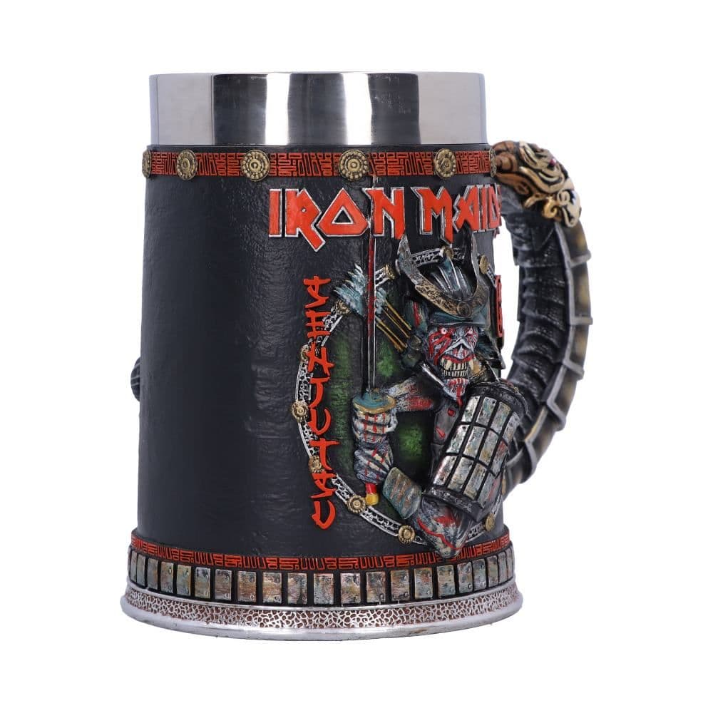 Iron Maiden Senjutsu Samurai Eddie Tankard | Nemesis Now Heavy Metal ...