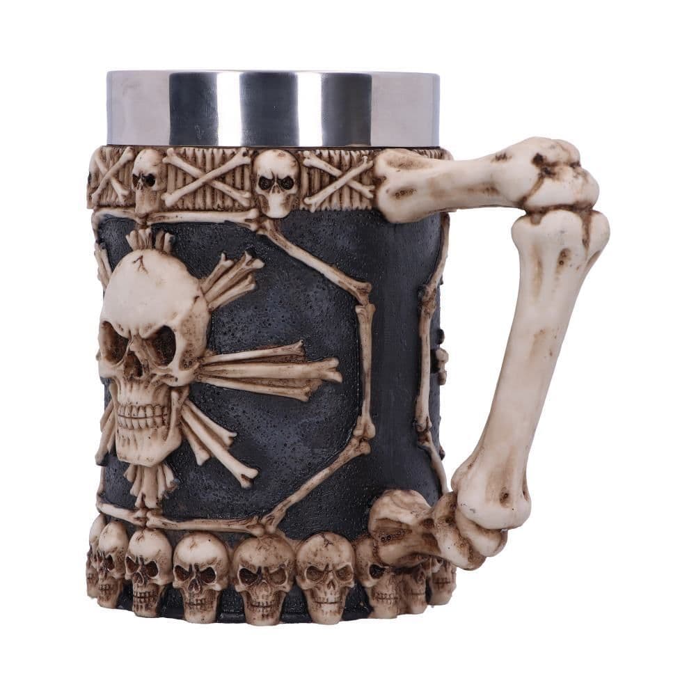 Large Tankard of Skulls Skeleton Bone Mug | Nemesis Now Shop ...