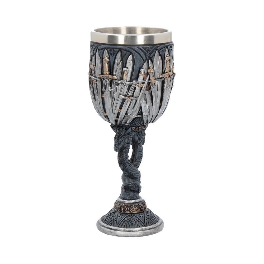 Medieval Sword And Dragon Wine Goblet | Nemesis Now Shop Ramsgate Kent UK