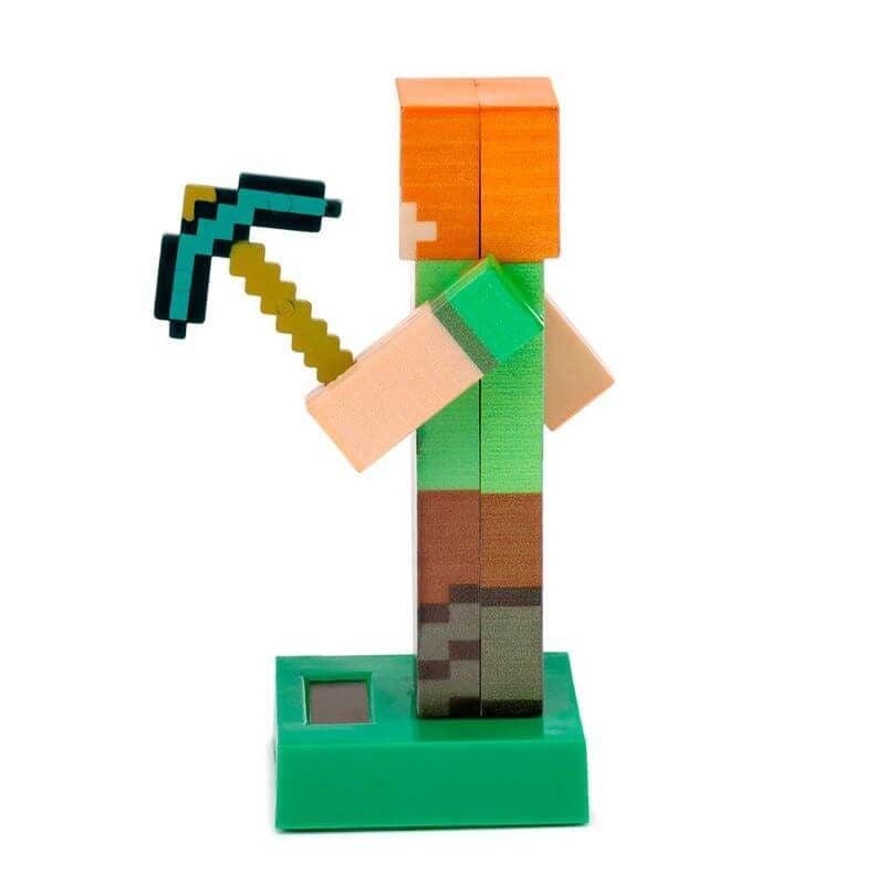 Minecraft Alex Solar Powered Pal Moving Figure | Bonnebombe Deal Kent UK