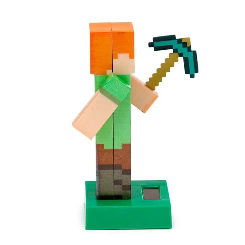 Minecraft Alex Solar Powered Pal Moving Figure | Bonnebombe Deal Kent UK