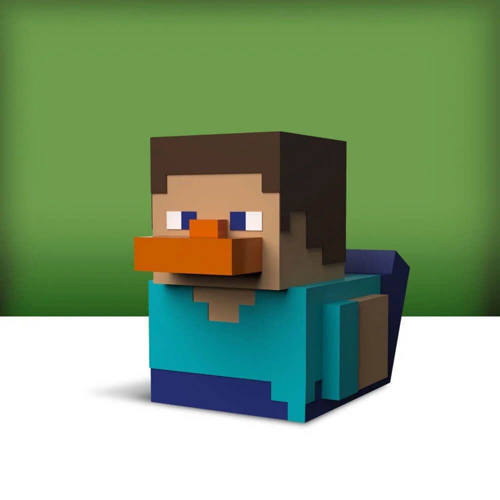 Minecraft Steve TUBBZ Mini Edition Duck | Collectible Cosplaying Rubber ...