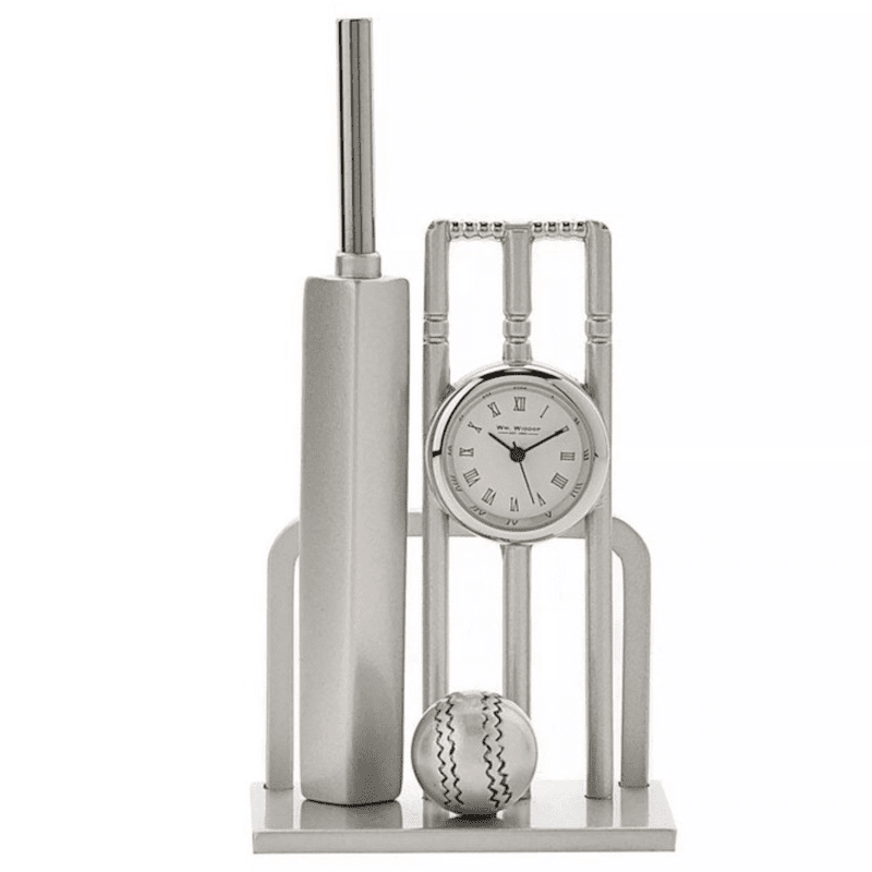 Miniature Cricket Set Quartz Clock | Bonnebombe Deal Kent UK