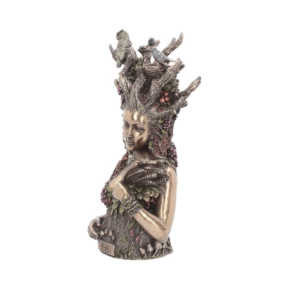 Mother Earth Bronzed Greek Goddess Gaia Bust