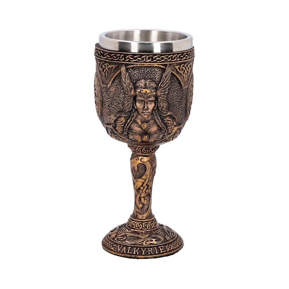 Norse Mythology Valkyrie Wine Goblet | Nemesis Now Shop Folkestone Kent UK