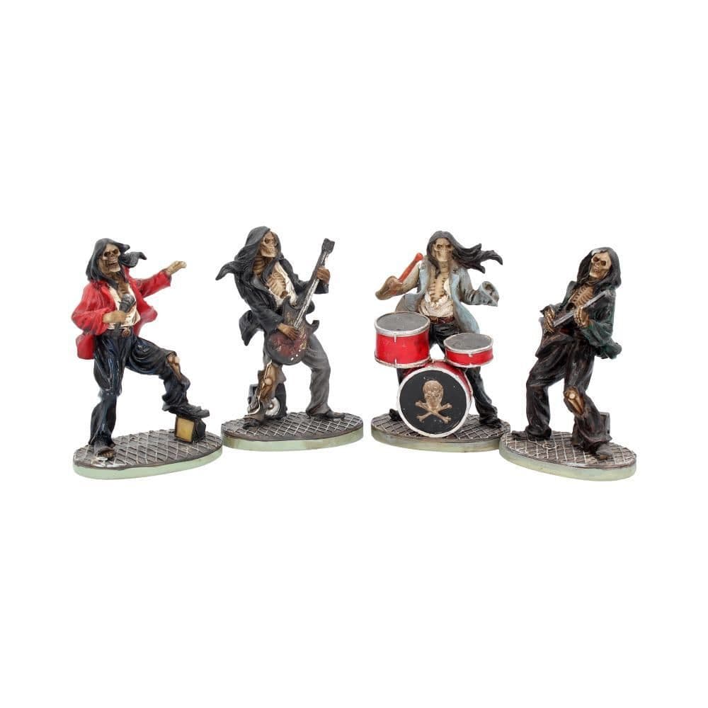 One Hell Of A Undead Skeleton Rock Band Set 4 | Nemesis Now Skeleton ...